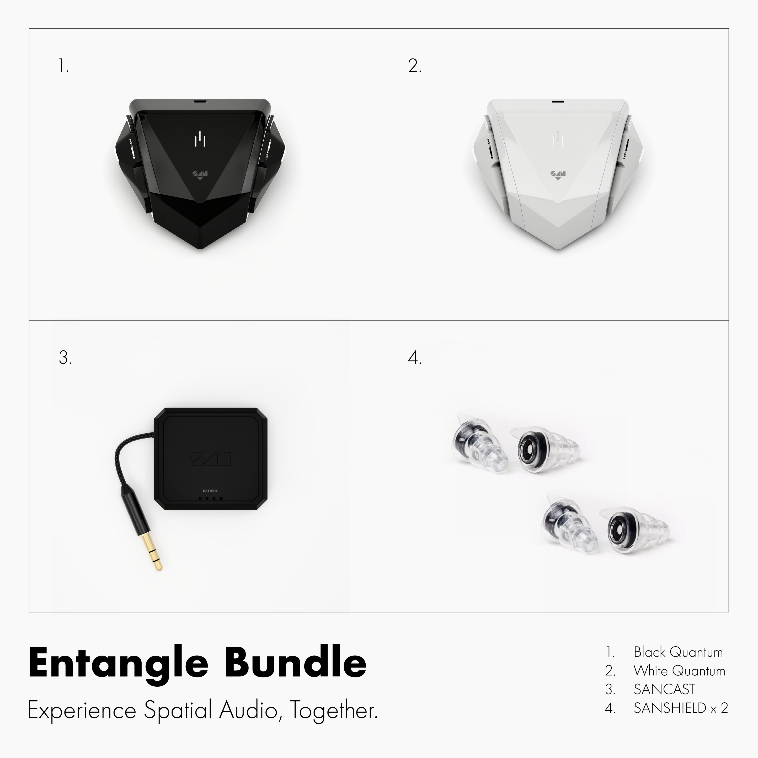 Entangle Bundle: Two SANWEAR and One SANCAST